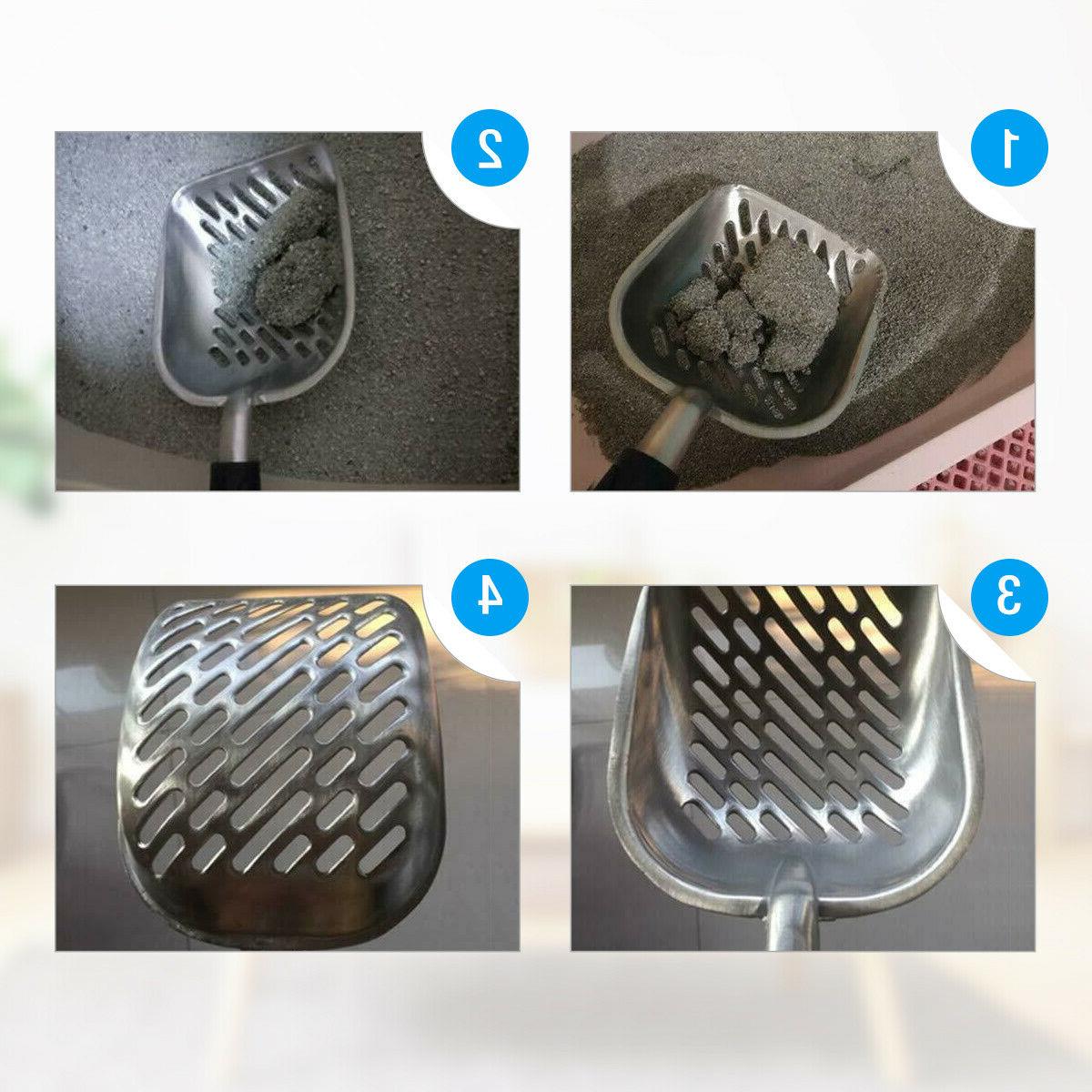 METAL CAT LITTER BOX NON STICK POOP SIFTER